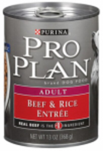DOG FOOD PURINA PRO PLAN BEEF/RICE 13OZ