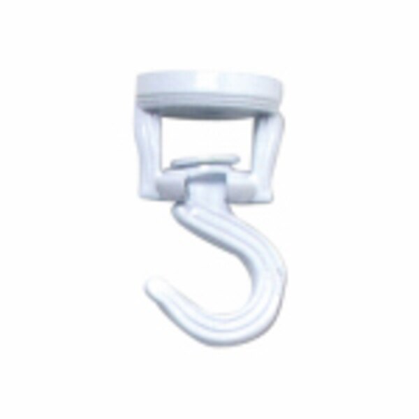 SWIVEL CEILING HOOK WHITE GT