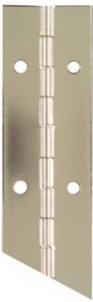 1-1/2 X 12 NICKEL CONTINUOUS HINGE N265-389
