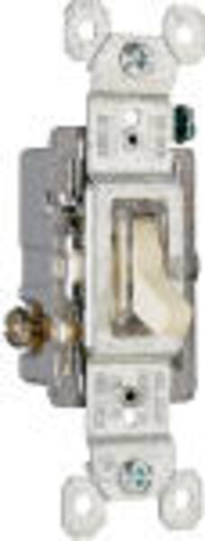 15A IVORY LIGHTED TOGGLE SWITCH