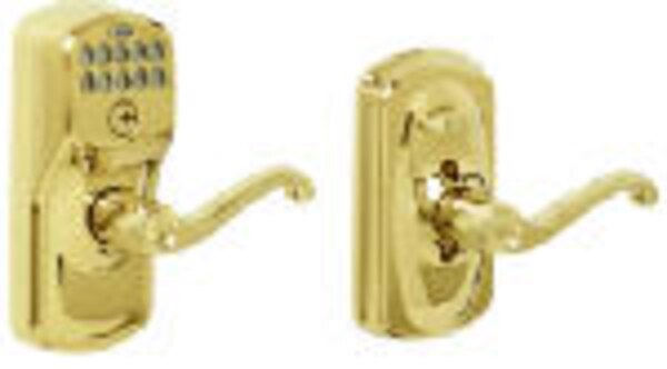 PB KEYPAD ENTRY PLYMOUTH LEVER LOCKSET
